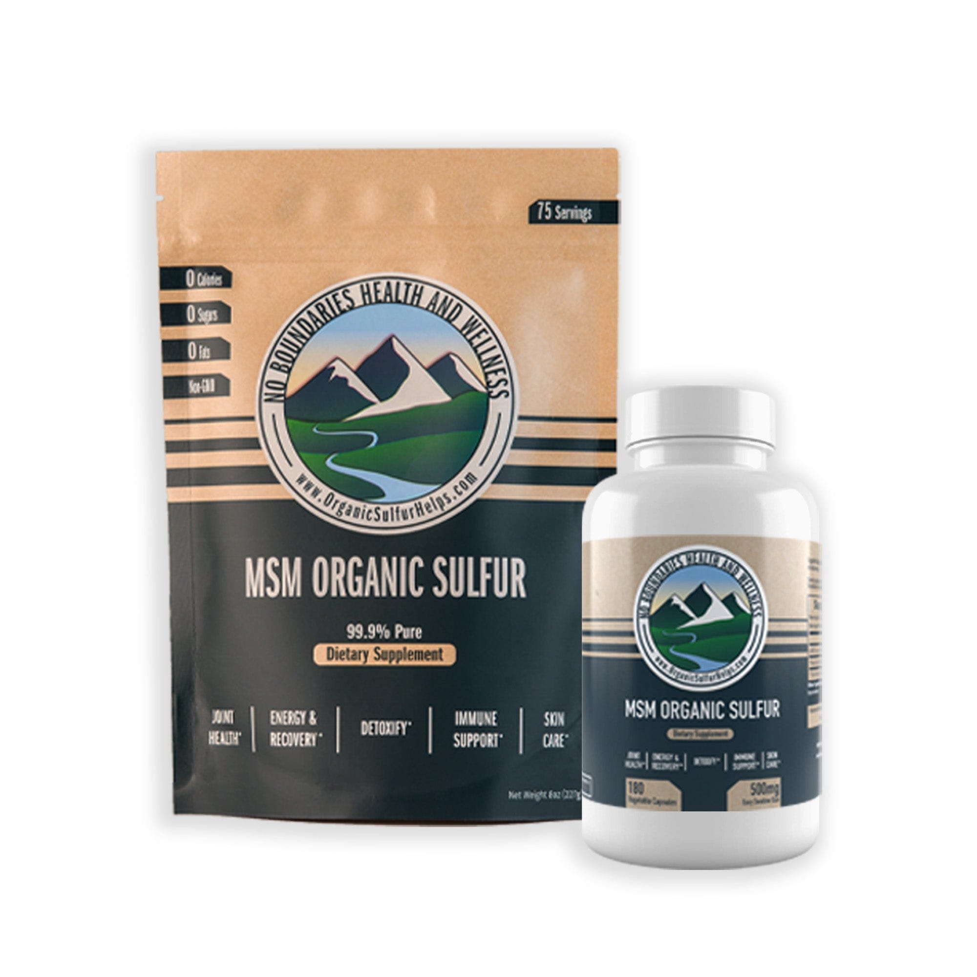 Pure Organic Sulfur Crystals, MSM Powder Supplement, Made in USA -NBHW ...